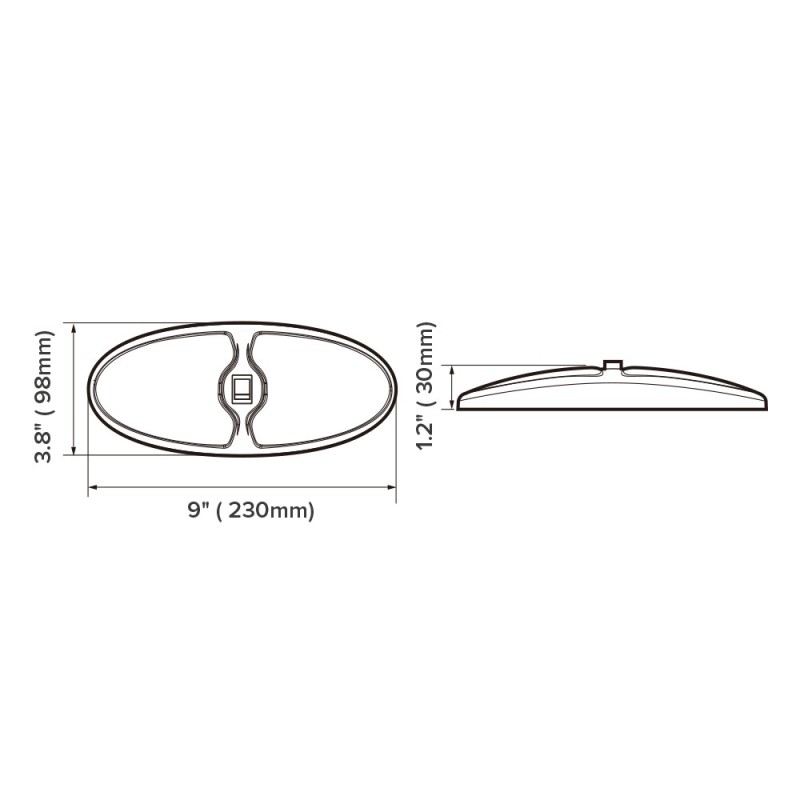 led ceiling lights, led interior lights, pancake light, double pancake ...