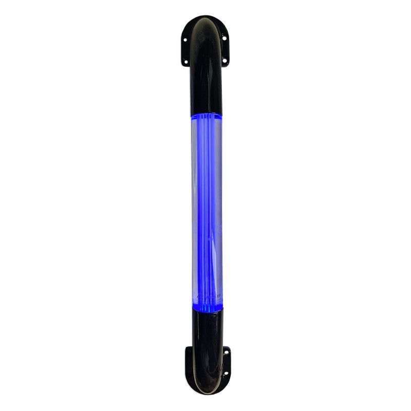 LED Assist Handle Light Blue Light Black / Chrome Shell