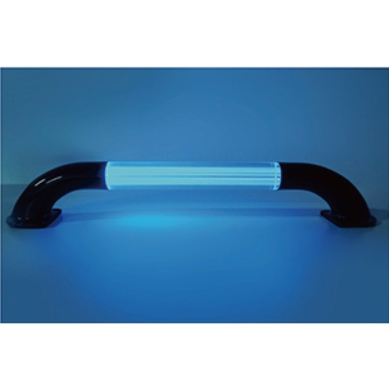LED Assist Handle Light Blue Light Black Shell